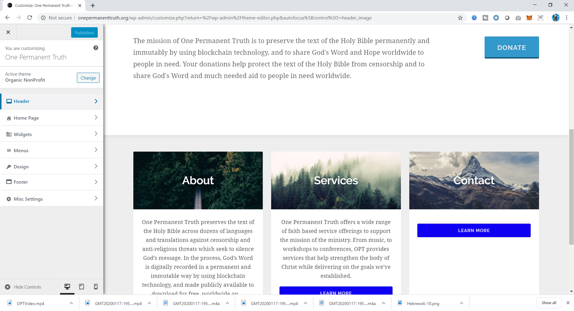 Live Version Of The Site Does Not Match Backend Customizing View Beautiful Responsive